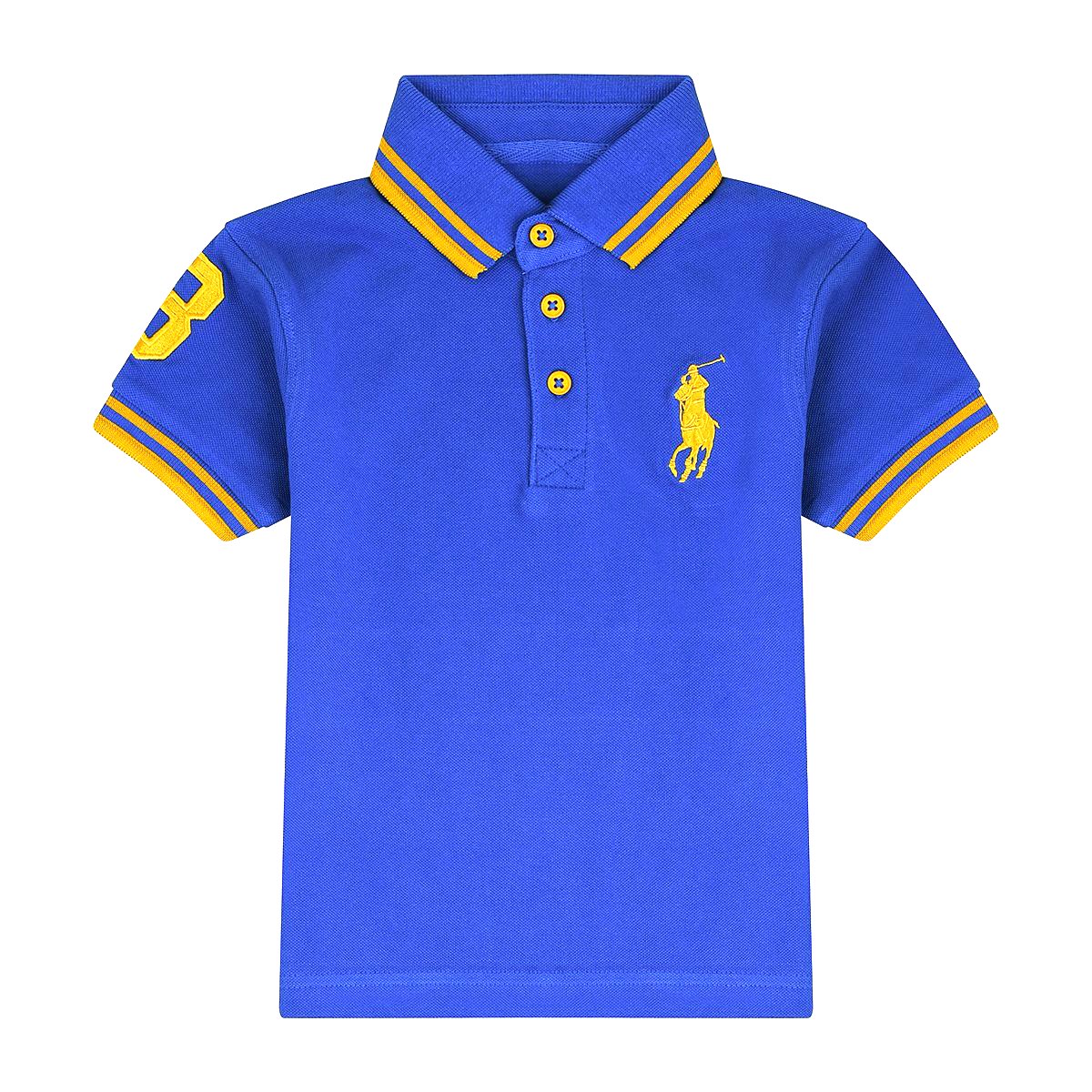 ML Royal Blue Big Pony Yellow Polo 8251 – kiddie.pk