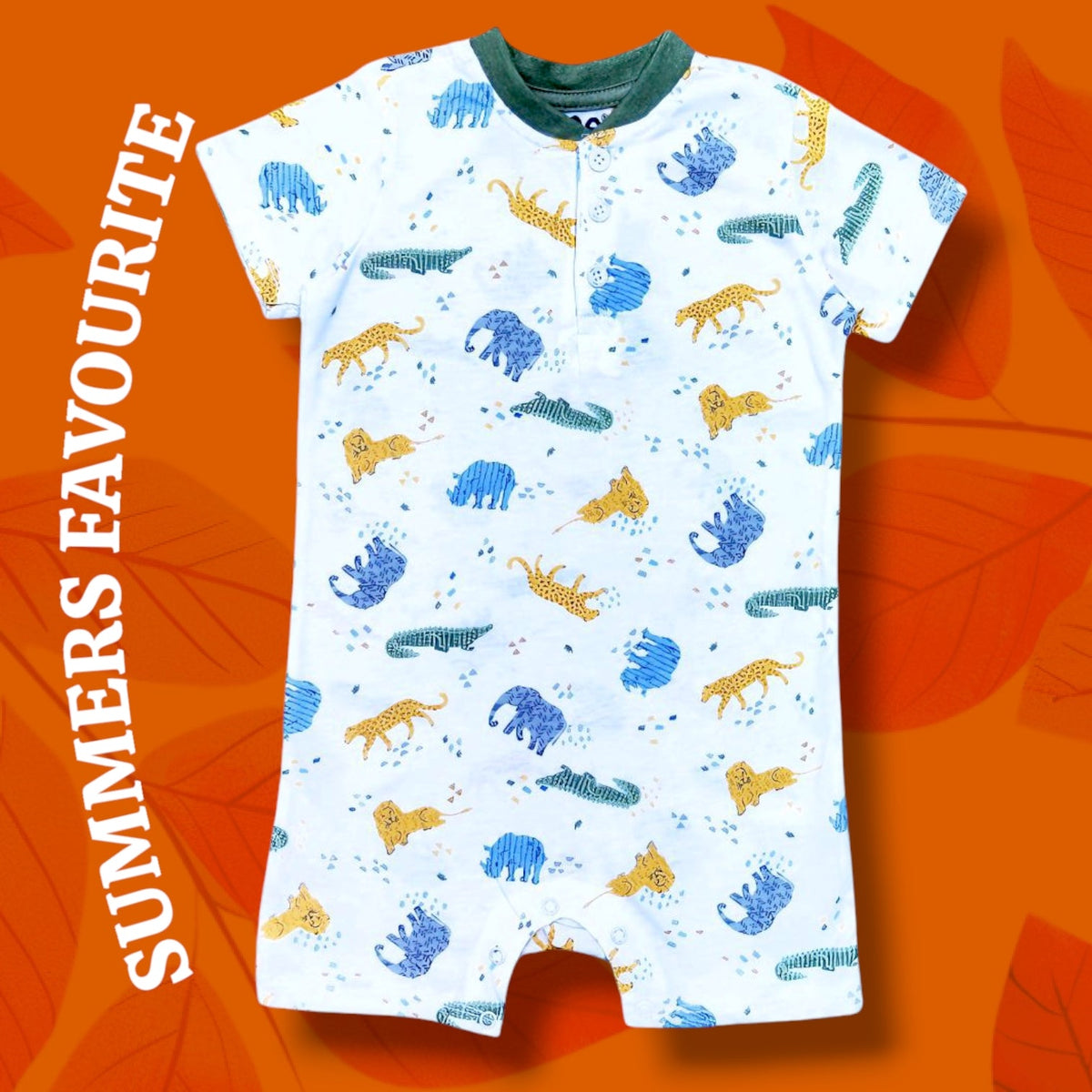 LEE Animals White Romper Bodysuit 13529 – kiddie.pk